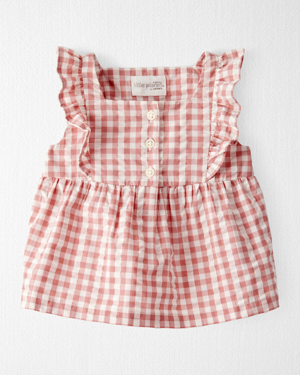Baby Gingham Top Made With Organic Cotton - Little Planet | Carter's
