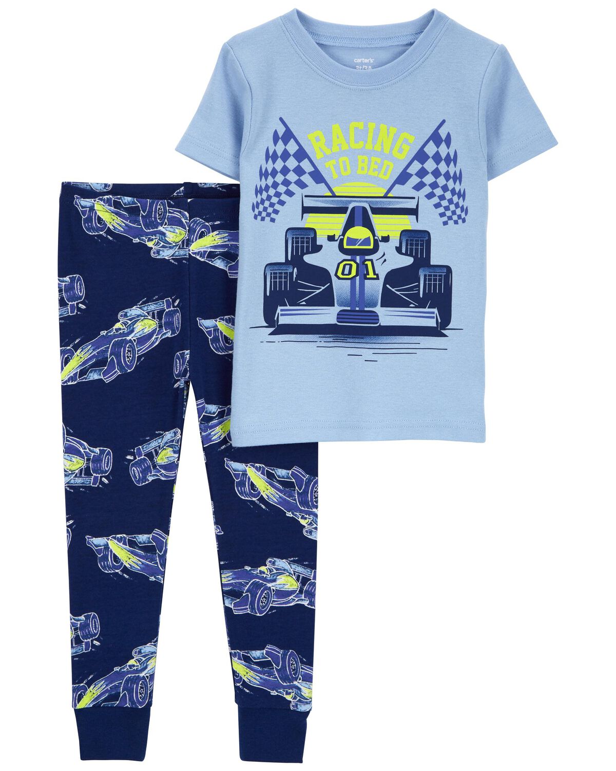 Toddler 2-Piece Racing 100% Snug Fit Cotton Pajamas - Carter's | Carter's