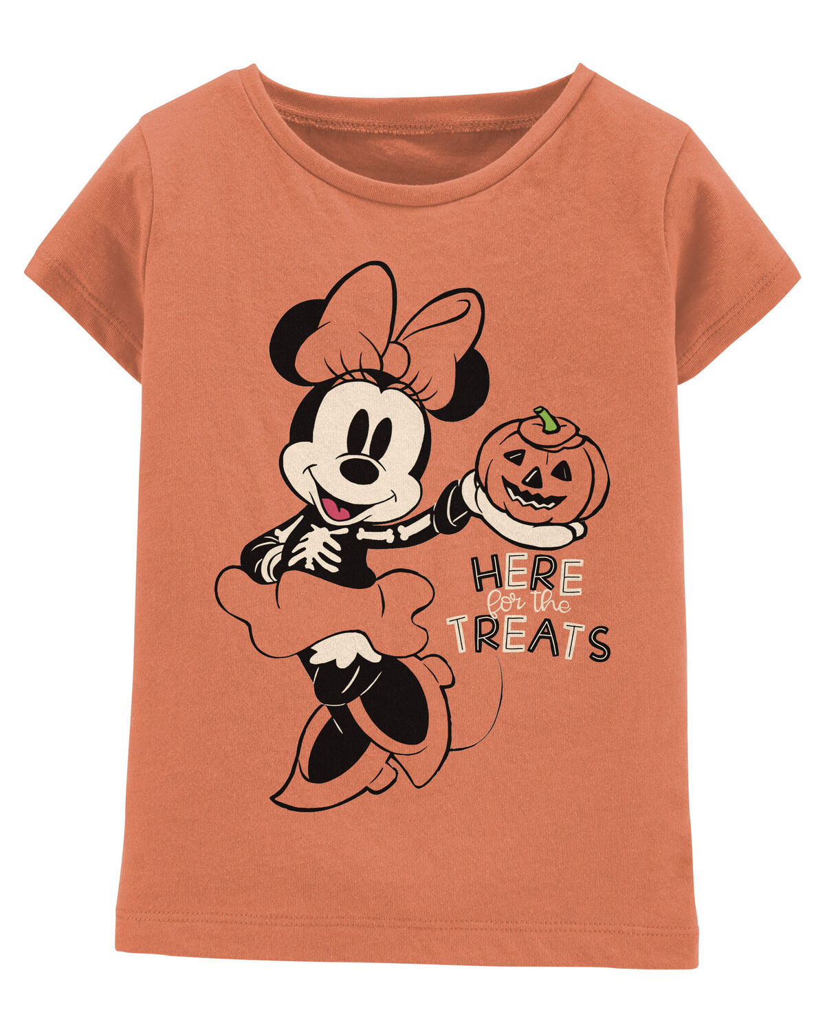 Toddler Glow In The Dark Minnie Mouse Halloween Tee - Carter's | Carter's