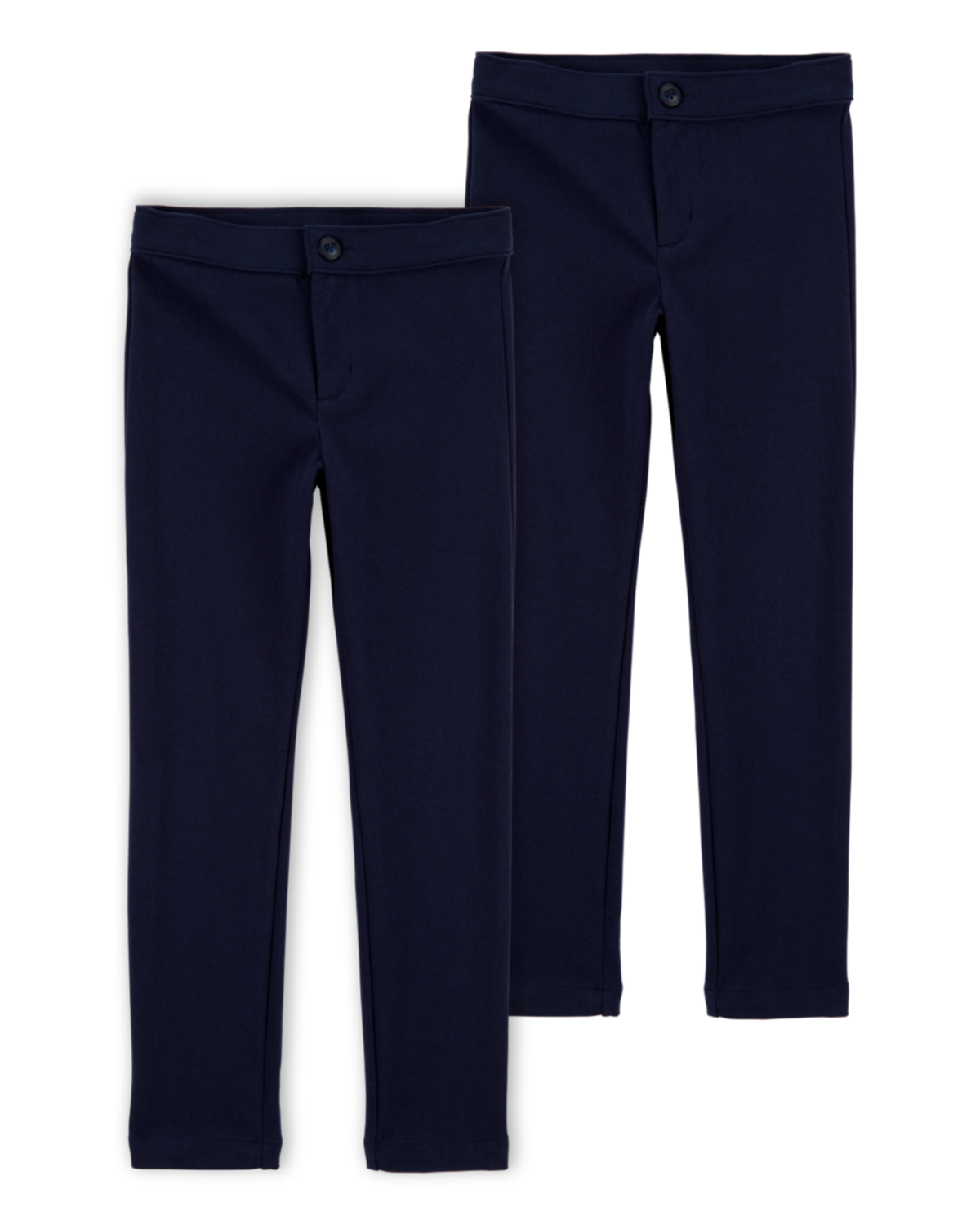 Kid 2-Pack Ponte Knit Uniform Pants - Navy - OshKosh B'gosh | Carter's