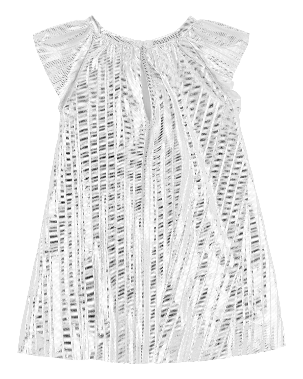 Baby Metallic Pleated Flutter Party Dress - OshKosh | Carter's Baby Metallic Pleated Flutter Party Dress - OshKosh | Carter's