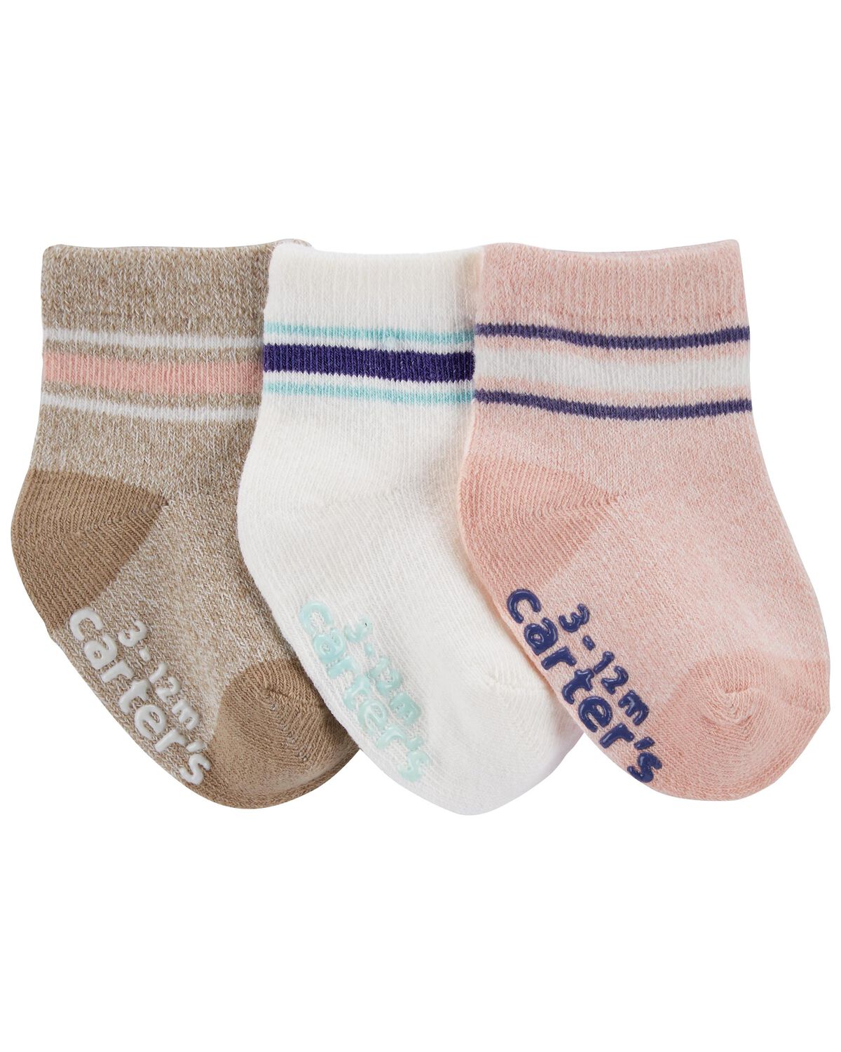 Baby 3-Pack Booties - Carter's | Carter's