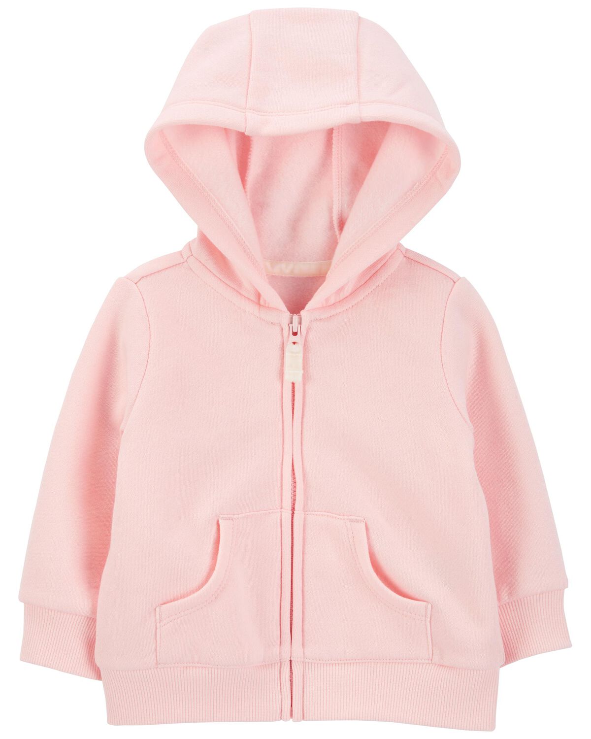 Pink Baby Zip-Up Fleece Hoodie | carters.com