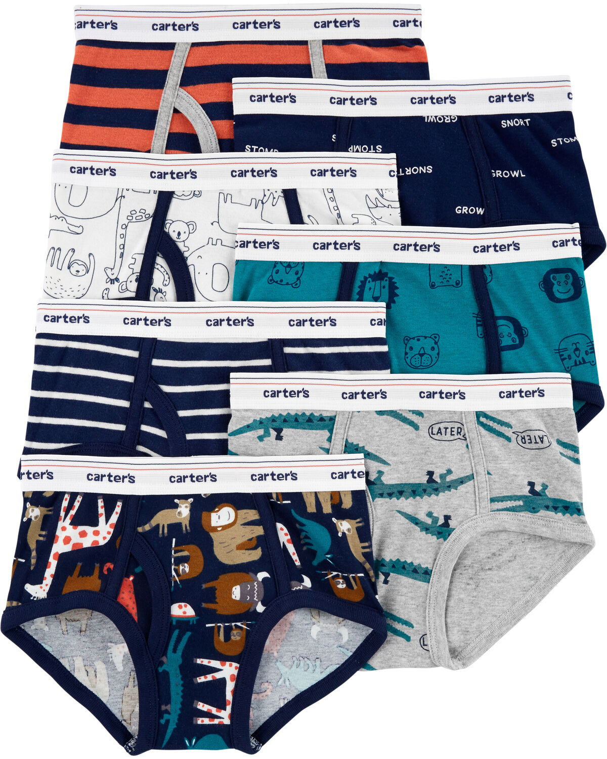 7-Pack Cotton Blend Briefs Underwear - Carter's | Carter's