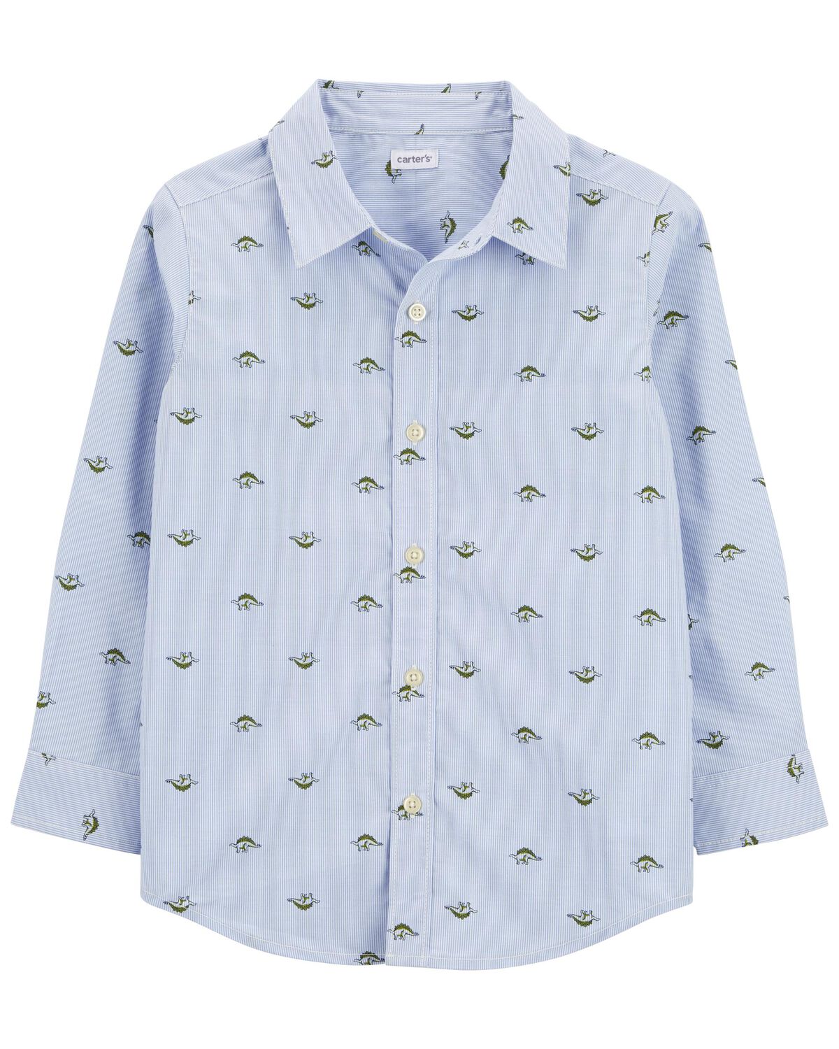 Kid Dinosaur Button-Front Shirt - Carter's | Carter's