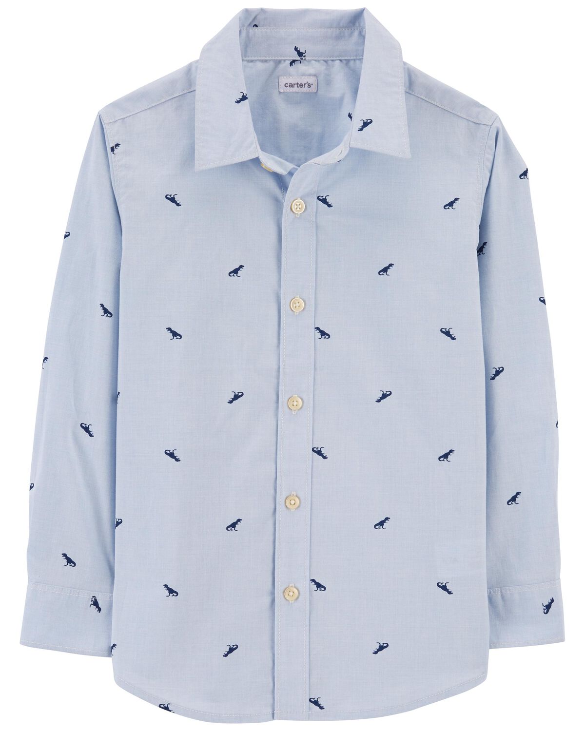 Kid Schiffli Button-Front Shirt - Carter's | Carter's
