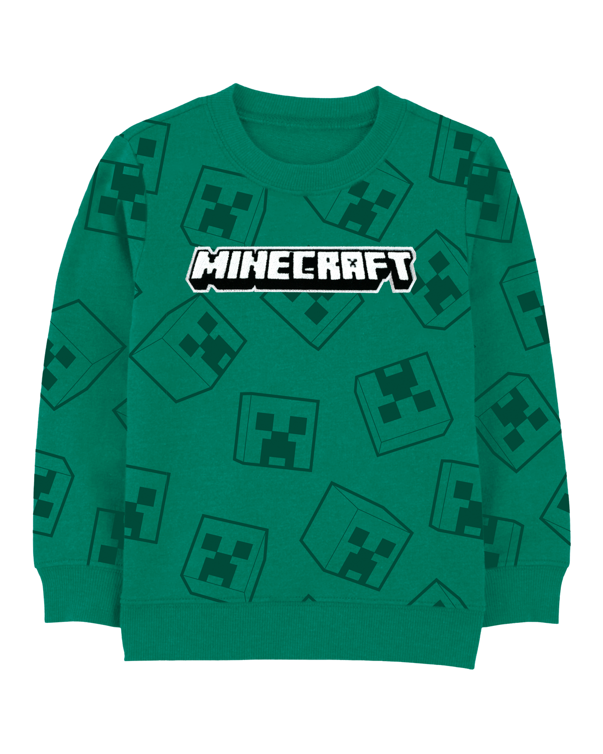 Kid Minecraft Pullover - Green - Carter's | Carter's
