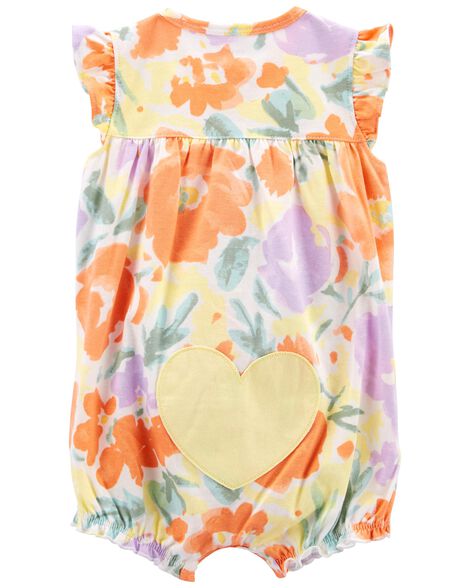 Baby Floral Snap-Up Romper - Carter's | Carter's