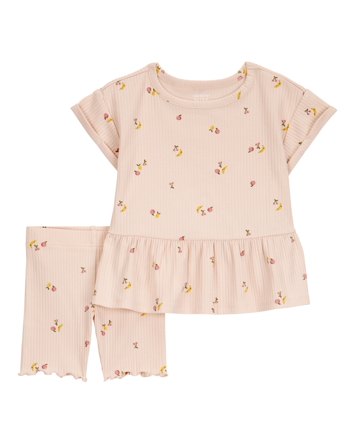 Toddler 2-Piece Floral Print Short Set - Pink - Carter's | Carter's