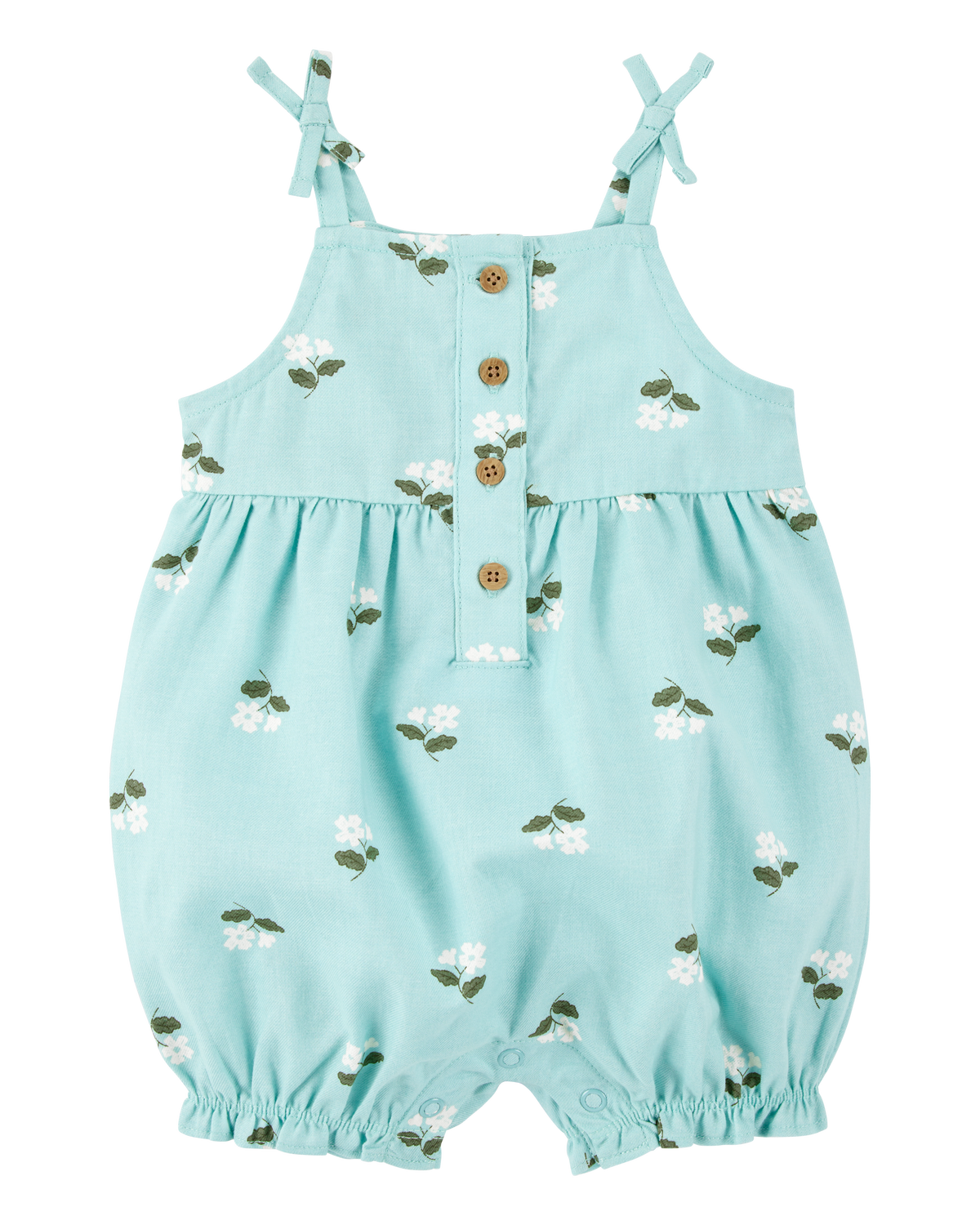 Baby Floral Cotton Romper - Carter's | Carter's
