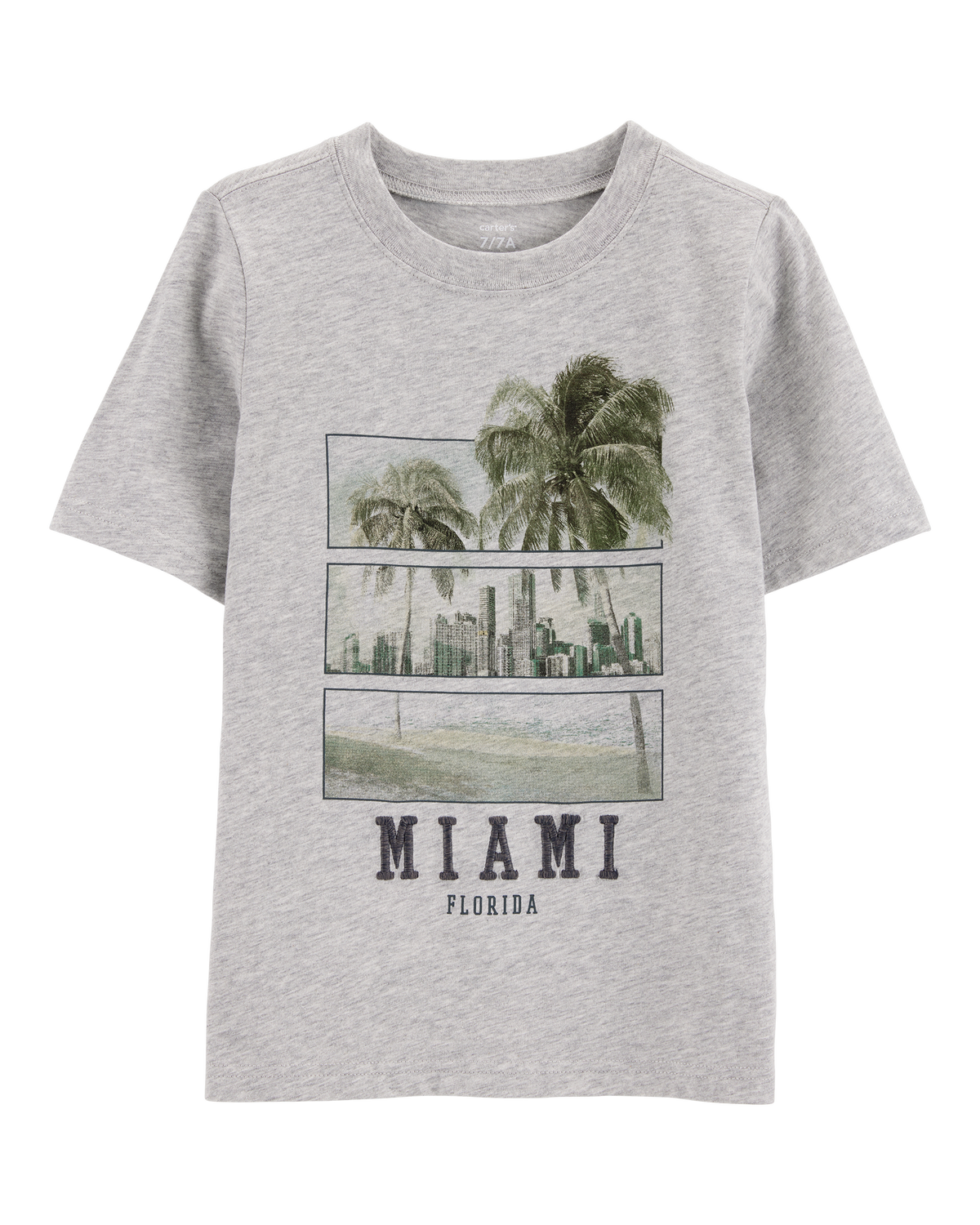 Kid Miami Graphic Tee - Grey - Carter's | Carter's