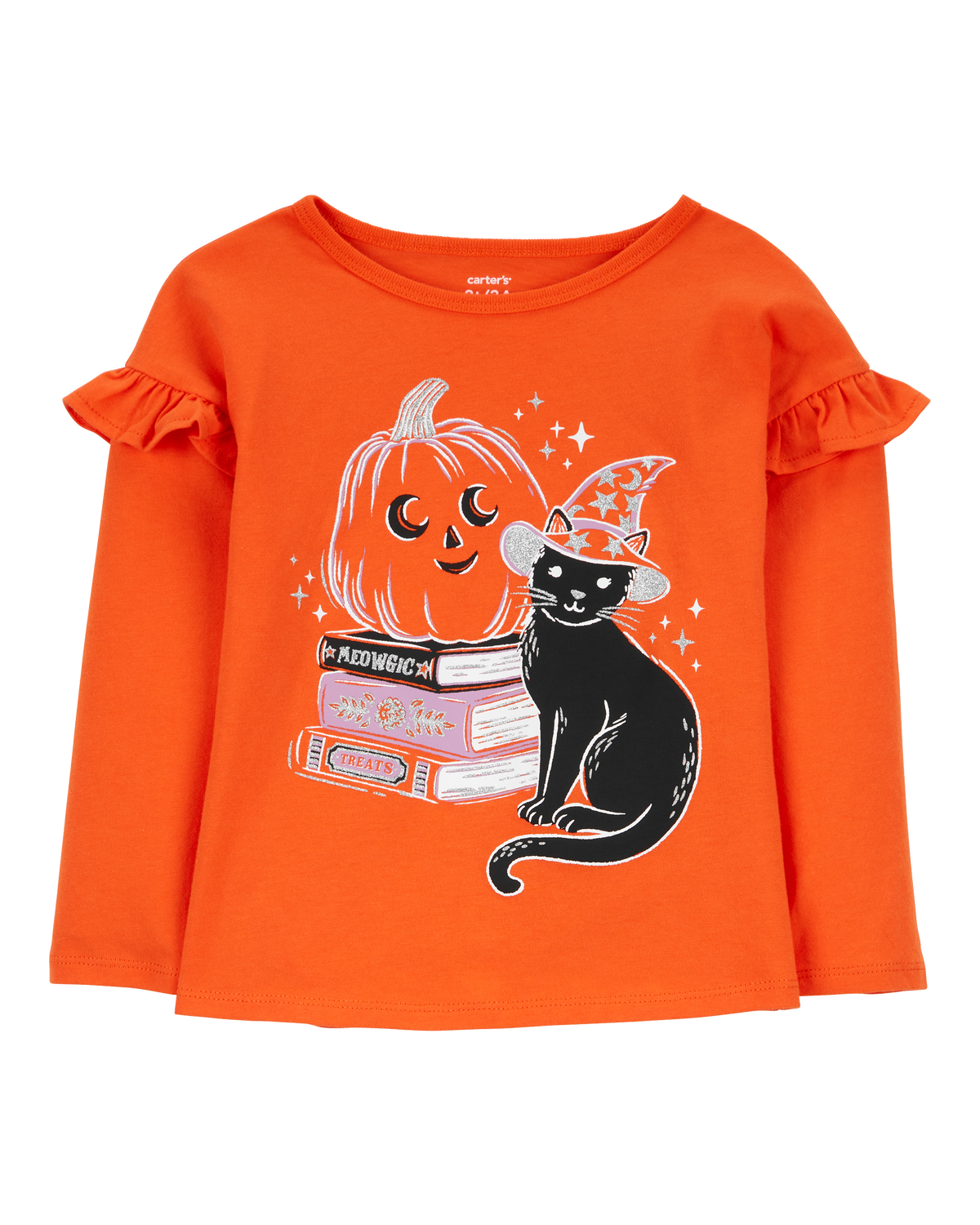 Baby Halloween Cat Flutter Tee - Carter's | Carter's