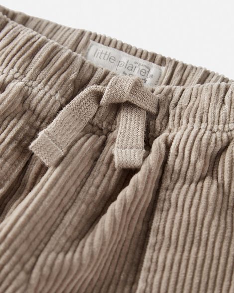 Baby Organic Cotton Corduroy Drawstring Pants - Little Planet | Carter's