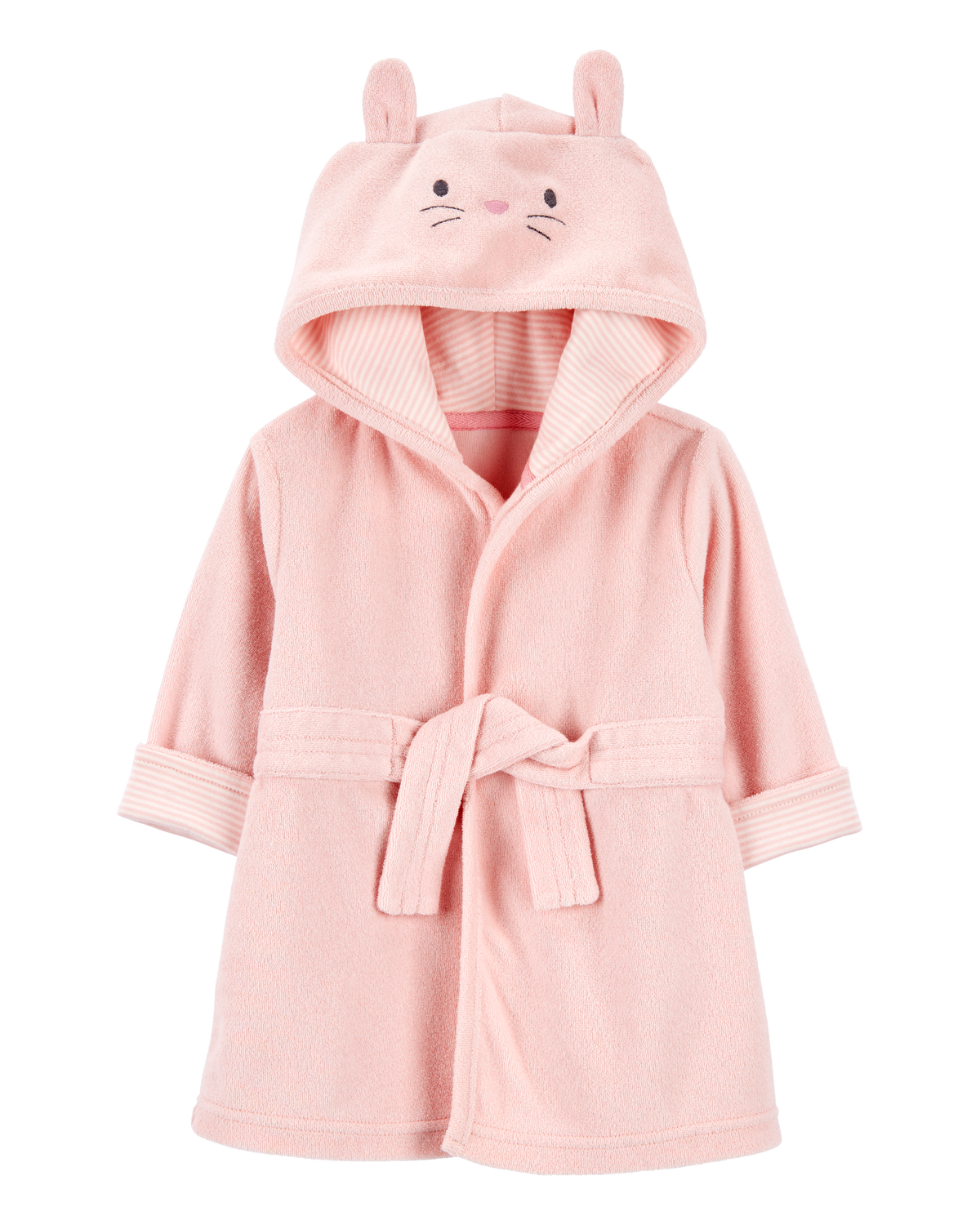 Baby Bunny Hooded Terry Robe - Pink - Carter's | Carter's