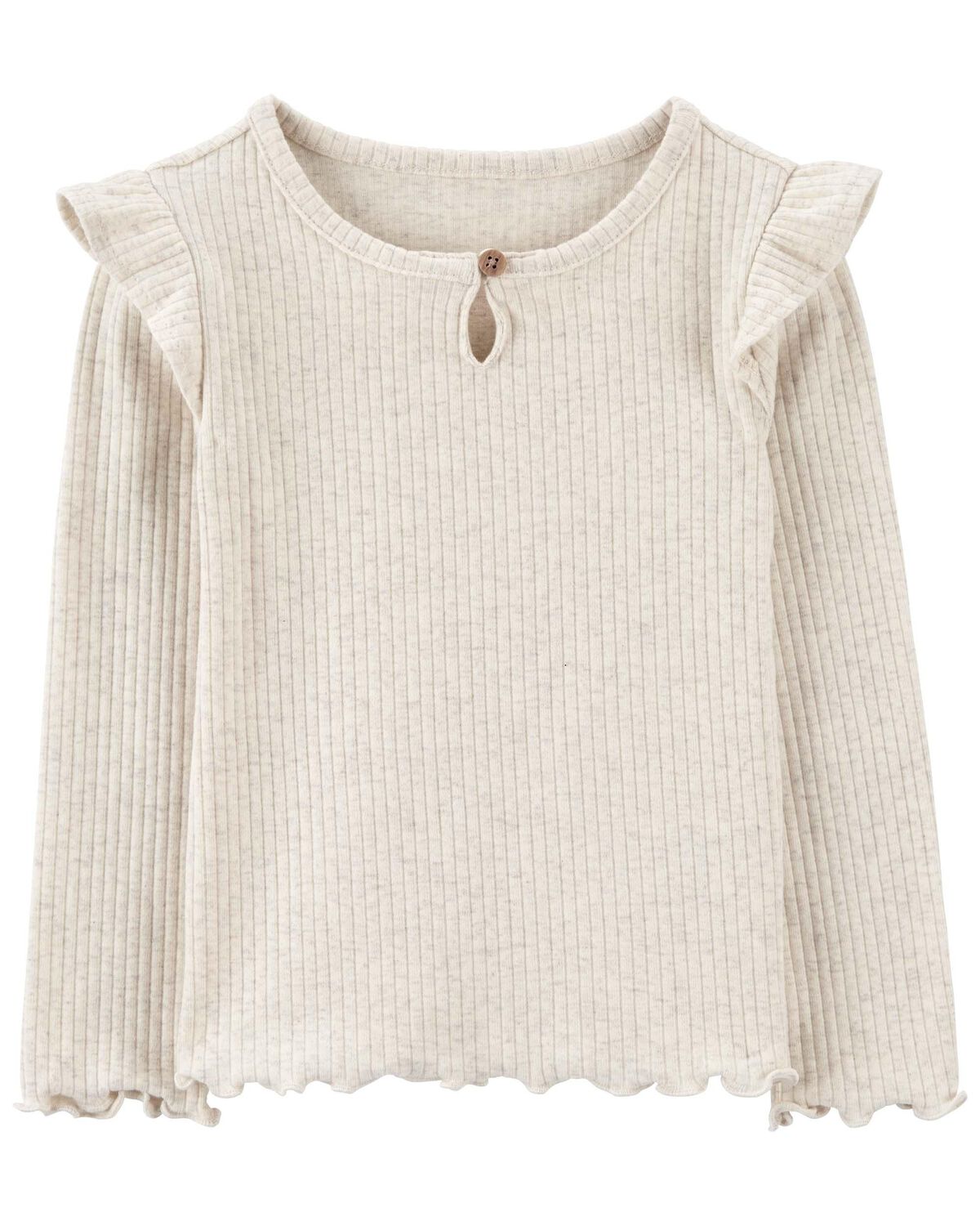 Baby Cotton Rib Flutter Top - OshKosh | Carter's