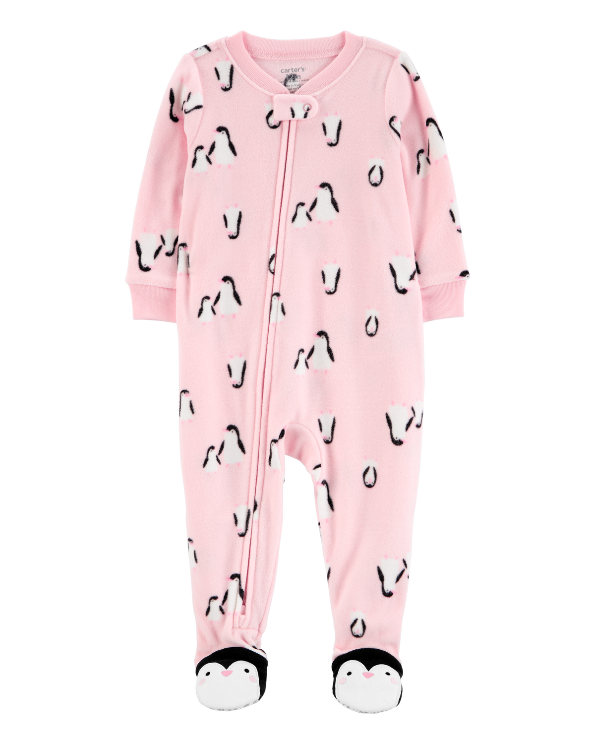 Baby 1-Piece Penguin Fleece Footie Pajamas - Carter's | Carter's