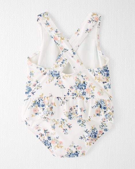 Baby Recycled Ruffle Swimsuit - Little Planet | Carter's