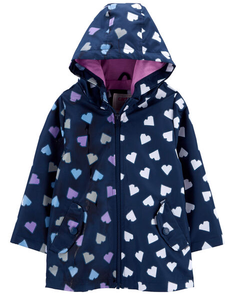 Baby Heart Color-Changing Rain Jacket - Carter's | Carter's