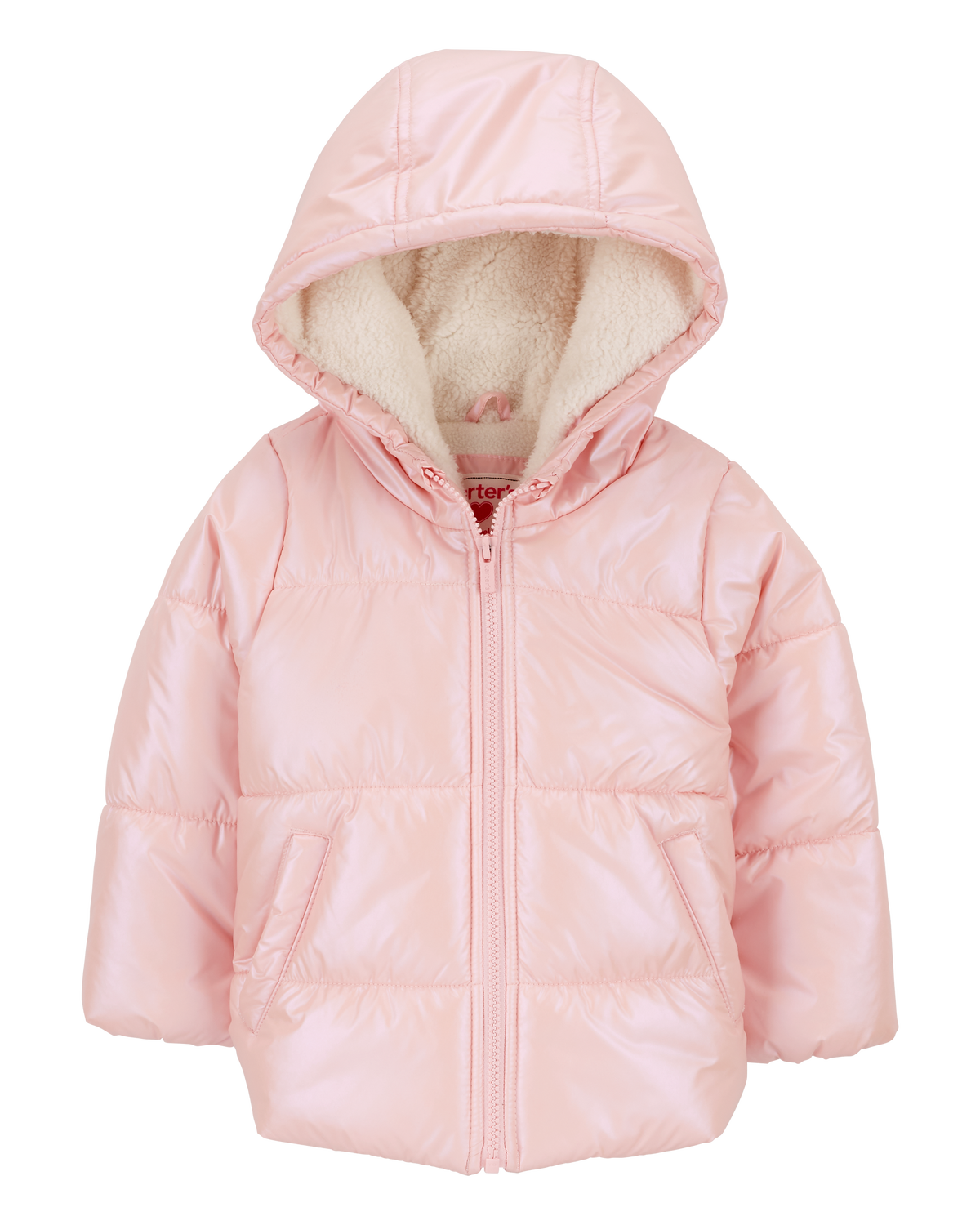 Toddler Shiny Puffer Jacket - Carter's | Carter's