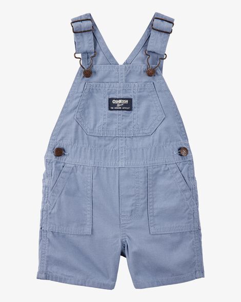 Baby Woven Shortalls - Blue - OshKosh B'gosh | Carter's