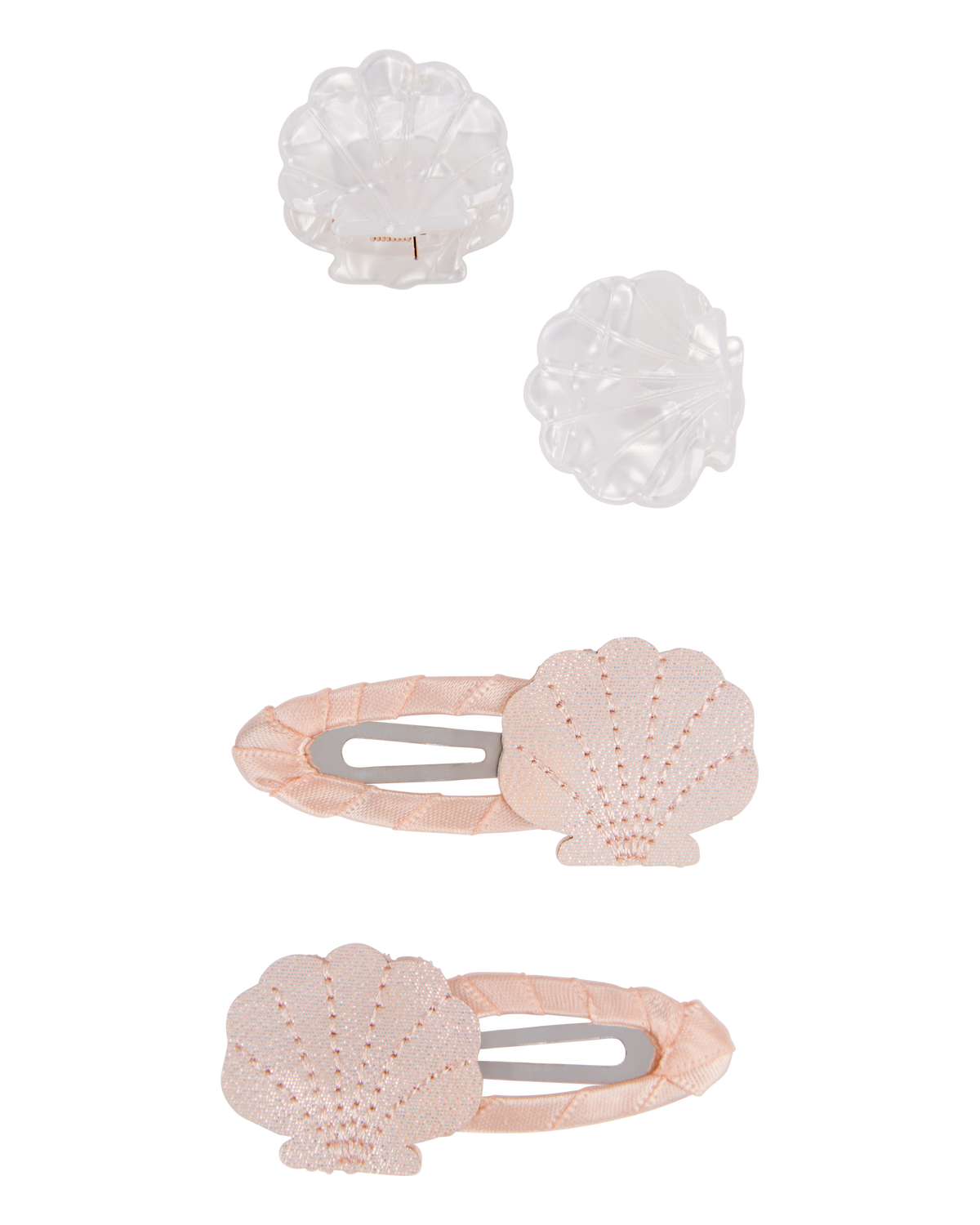 Toddler 4-Pack Seashell Hair Clips - Carter's | Carter's