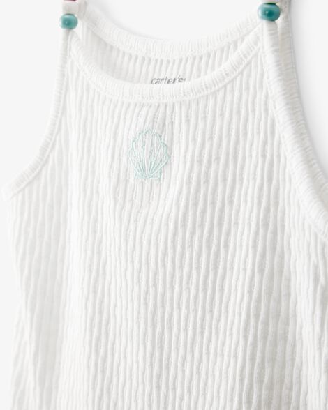 Toddler Seashell Ribbed Tank Top - Carter's | Carter's