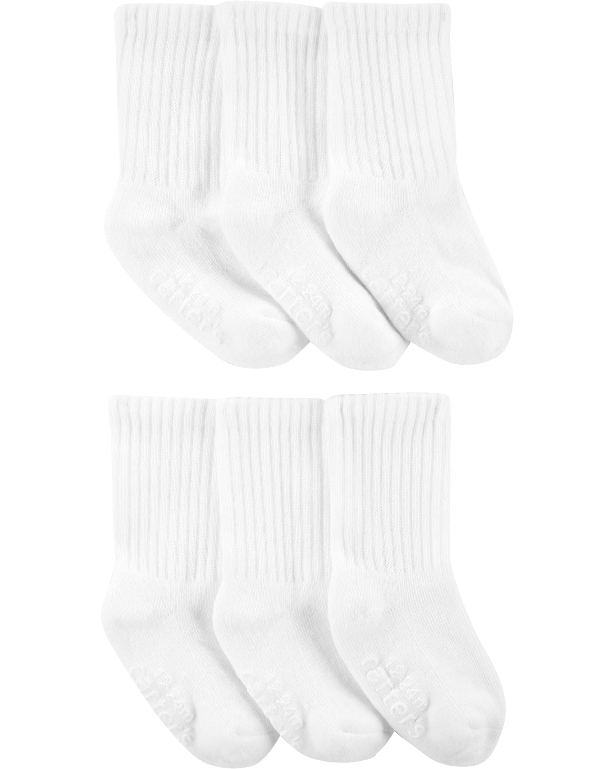 Toddler 6 Pack Crew Socks