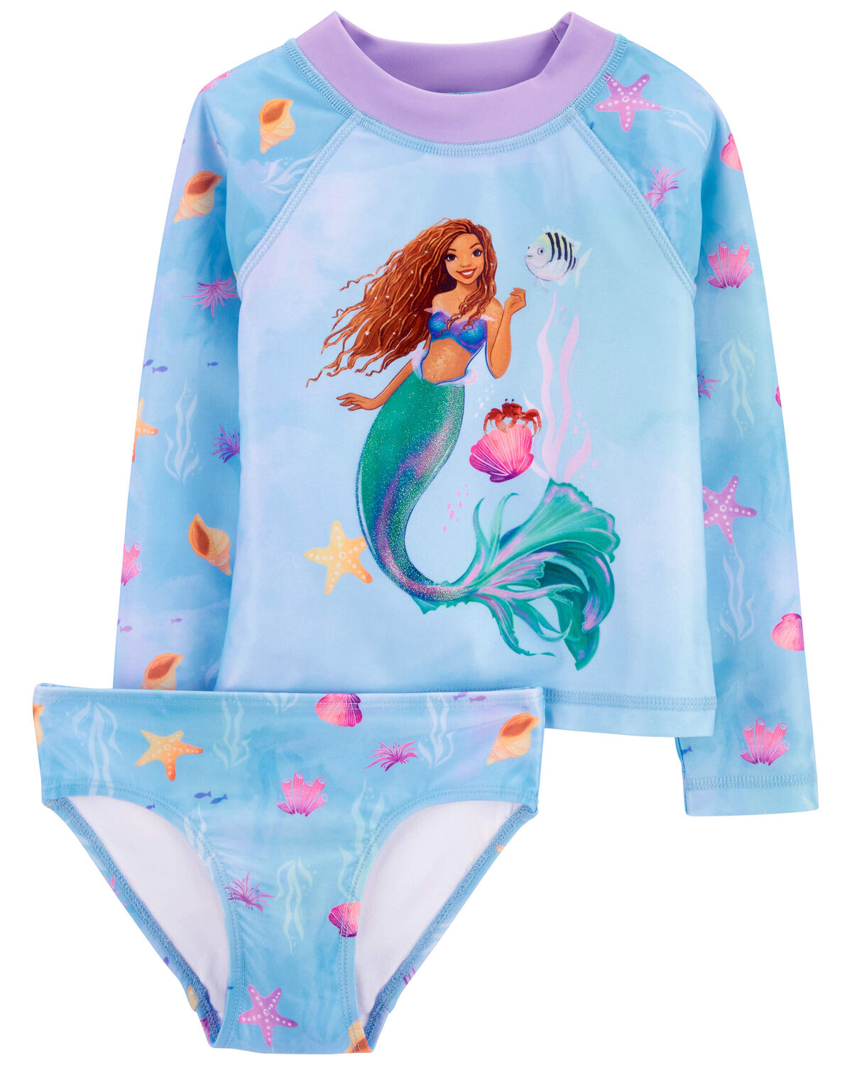 Toddler The Little Mermaid 2-Piece Rashguard Set - Carter's | Carter's