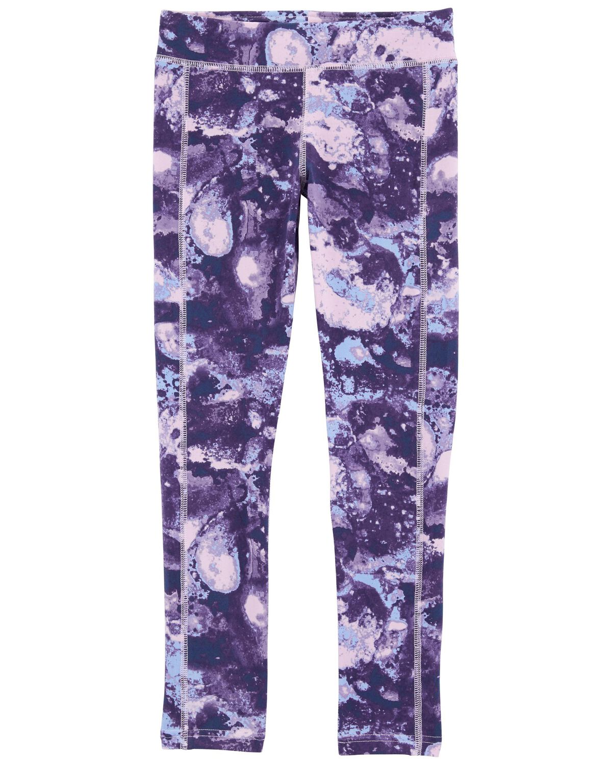 Kid Purple Tie-Dye Active Leggings - Carter's | Carter's
