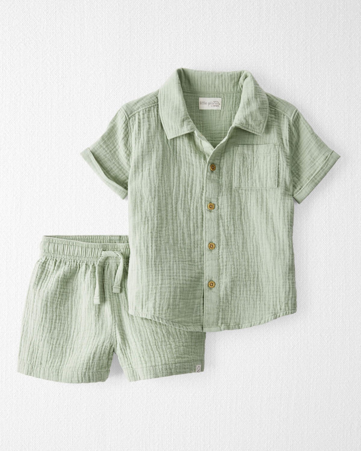 Toddler 2-Piece Organic Cotton Gauze Set - Little Planet | Carter's