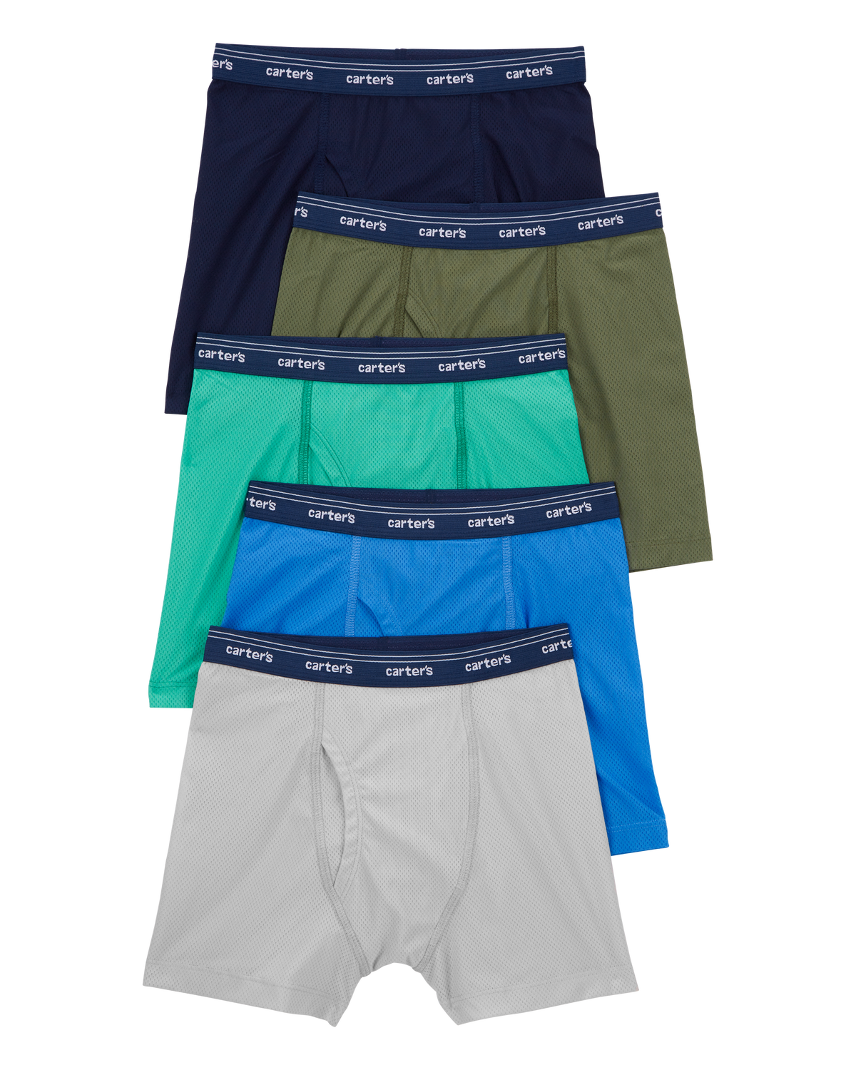 Kid 5-Pack Active Mesh Boxer Briefs Underwear - Carter's | Carter's