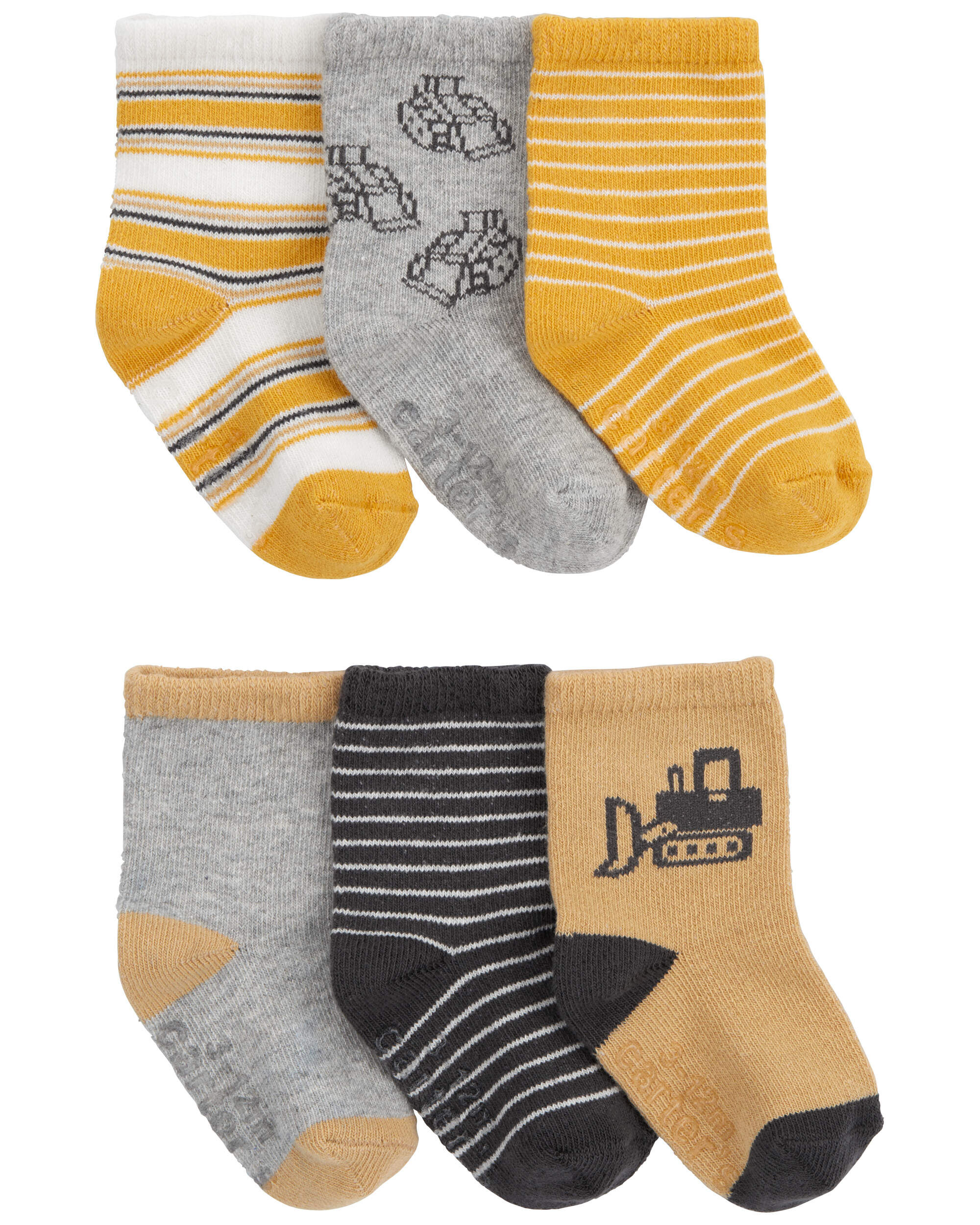 Baby 6 Pack Construction Socks Carter s Carter s