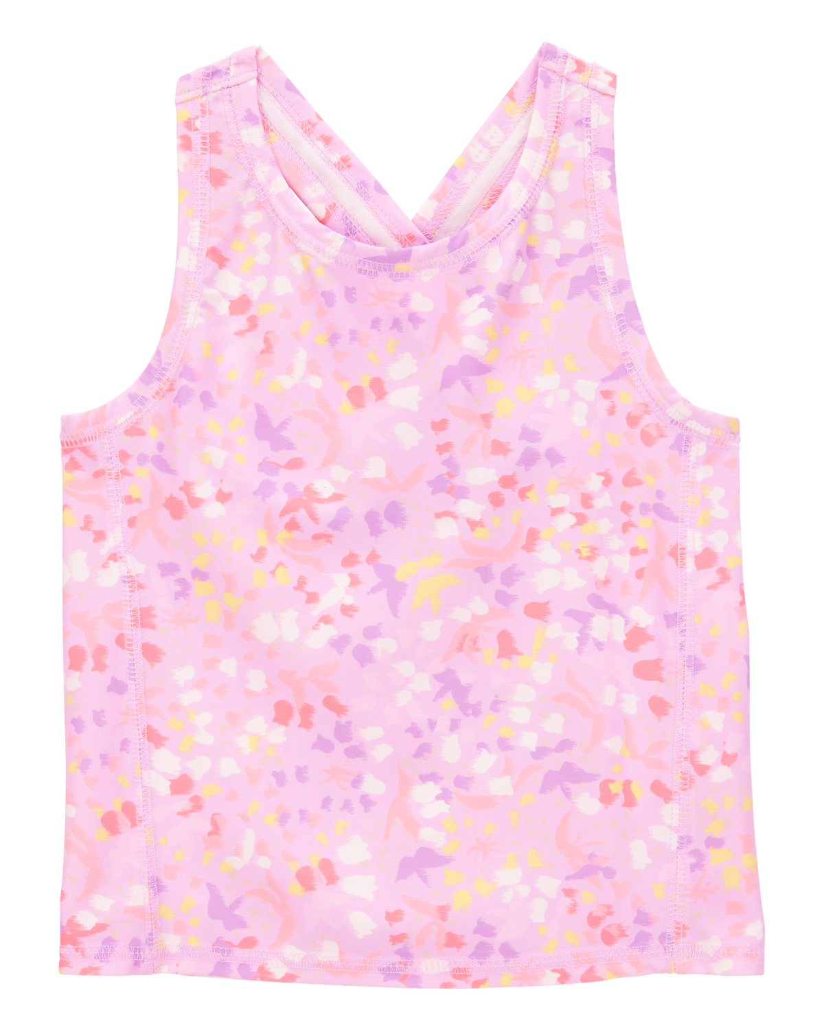 Girls Floral Active Racerback Tank - Pink - Carter's | Carter's