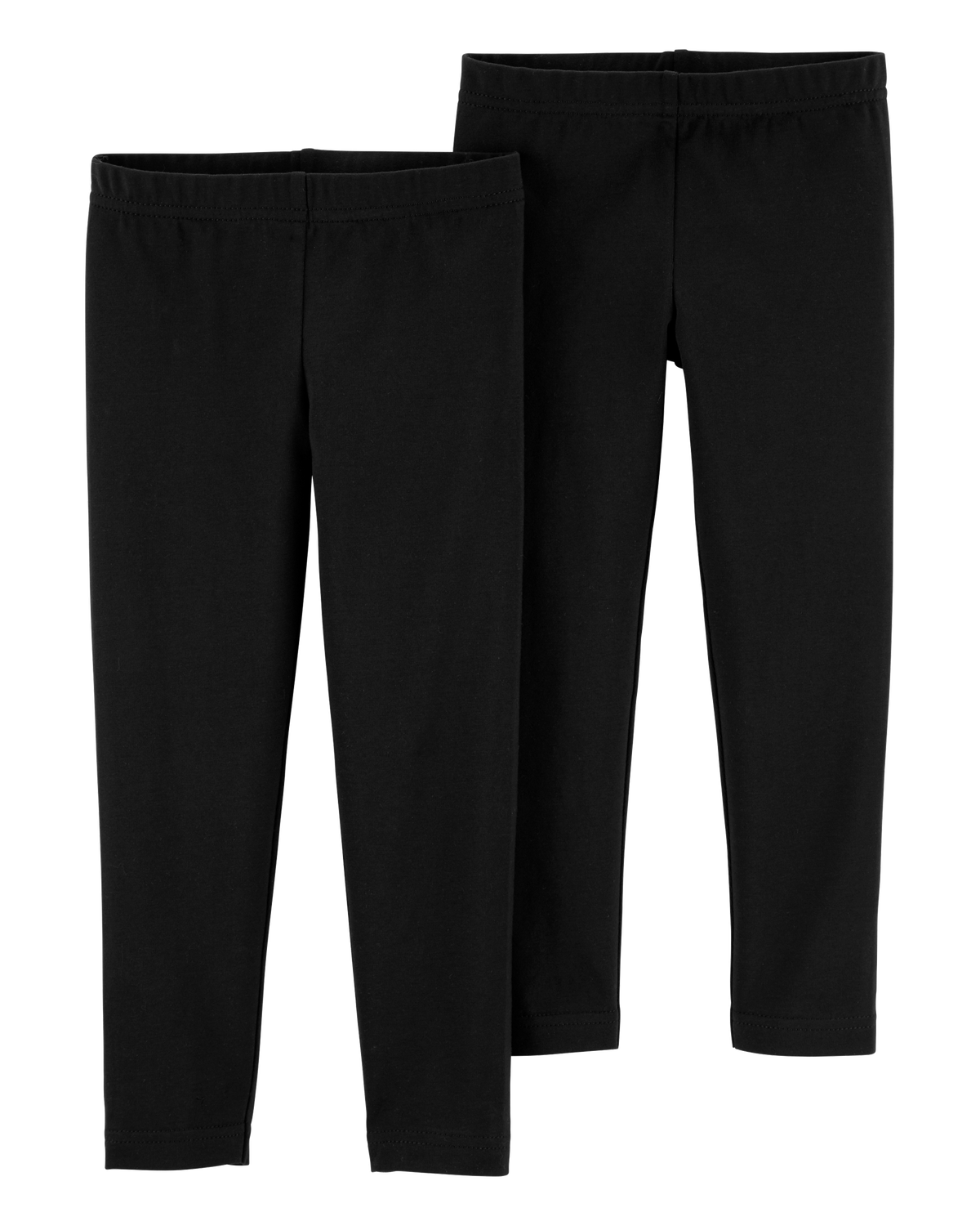 Baby 2-Pack Black Cotton Stretch Leggings - Carter's | Carter's