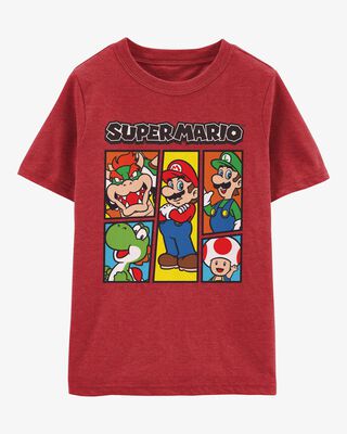 Kids Super Mario® Shirts, Pajamas and Swim Trunks | Carter's