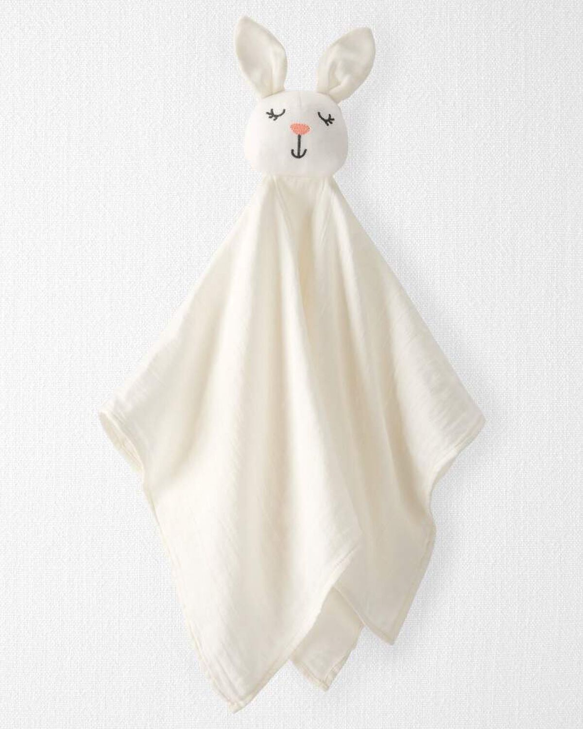 Baby Organic Cotton Muslin Bunny Lovey - Little Planet | Carter's