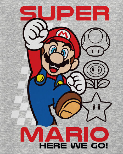 Kid Super Mario Tee - Grey - Carter's | Carter's