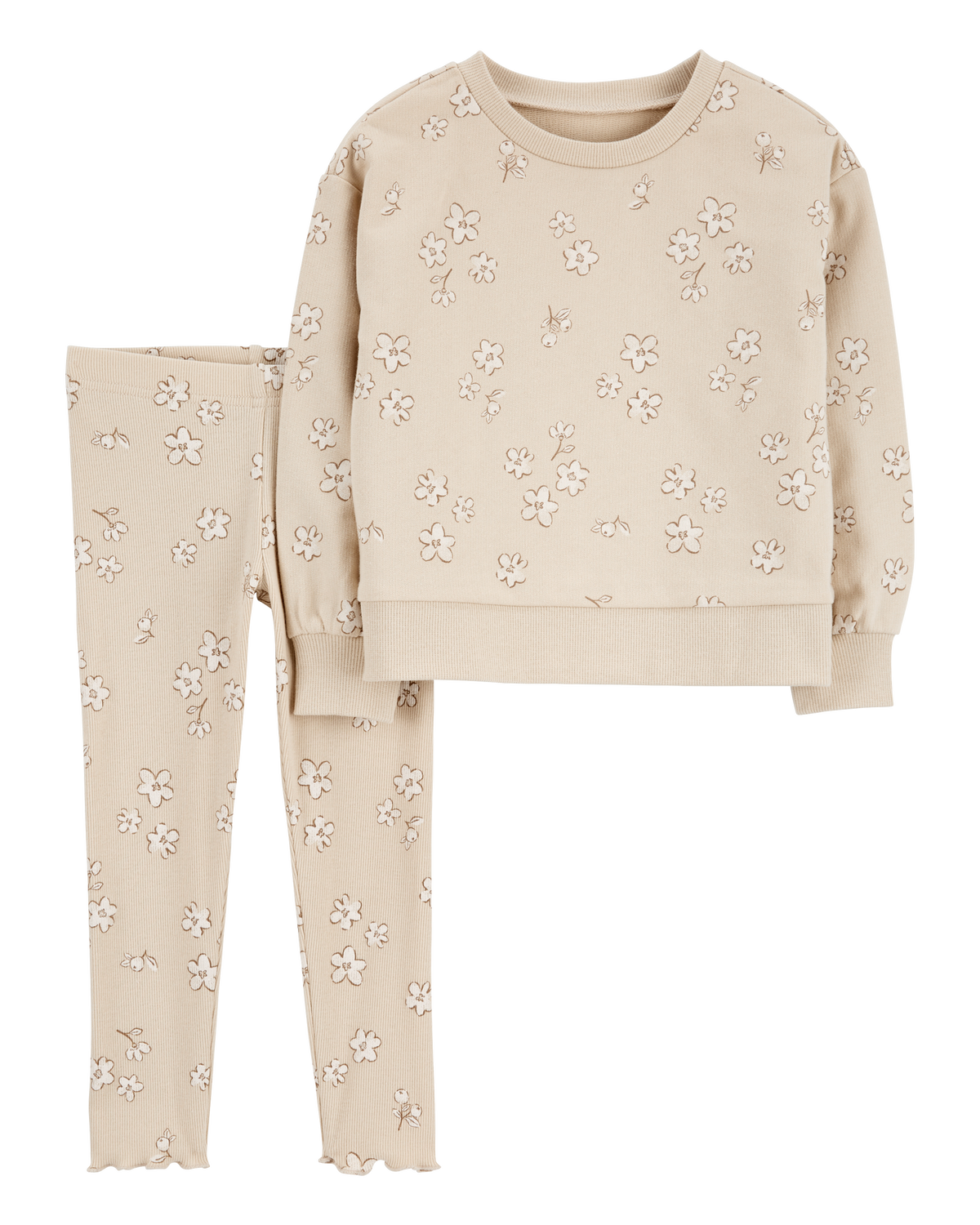Baby 2-Piece Floral Pullover & Stretch Legging Set - Carter's | Carter's