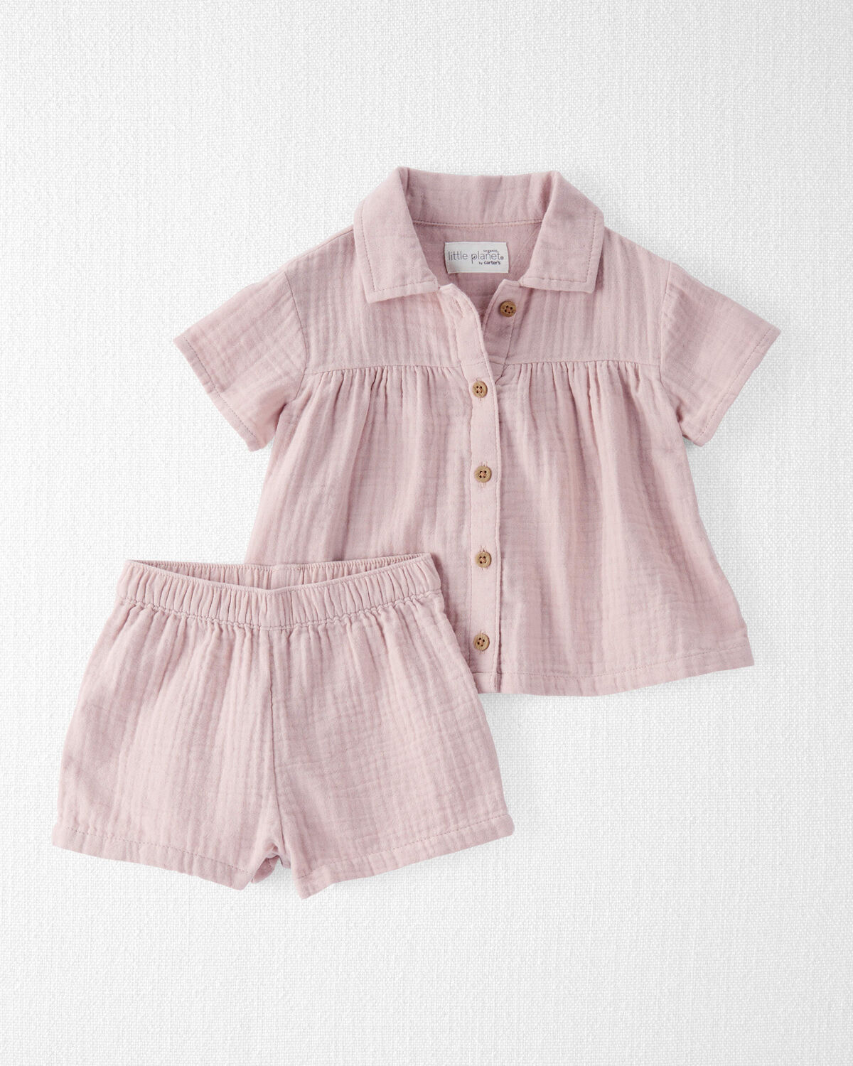 Baby 2-Piece Organic Cotton Gauze Set - Little Planet | Carter's