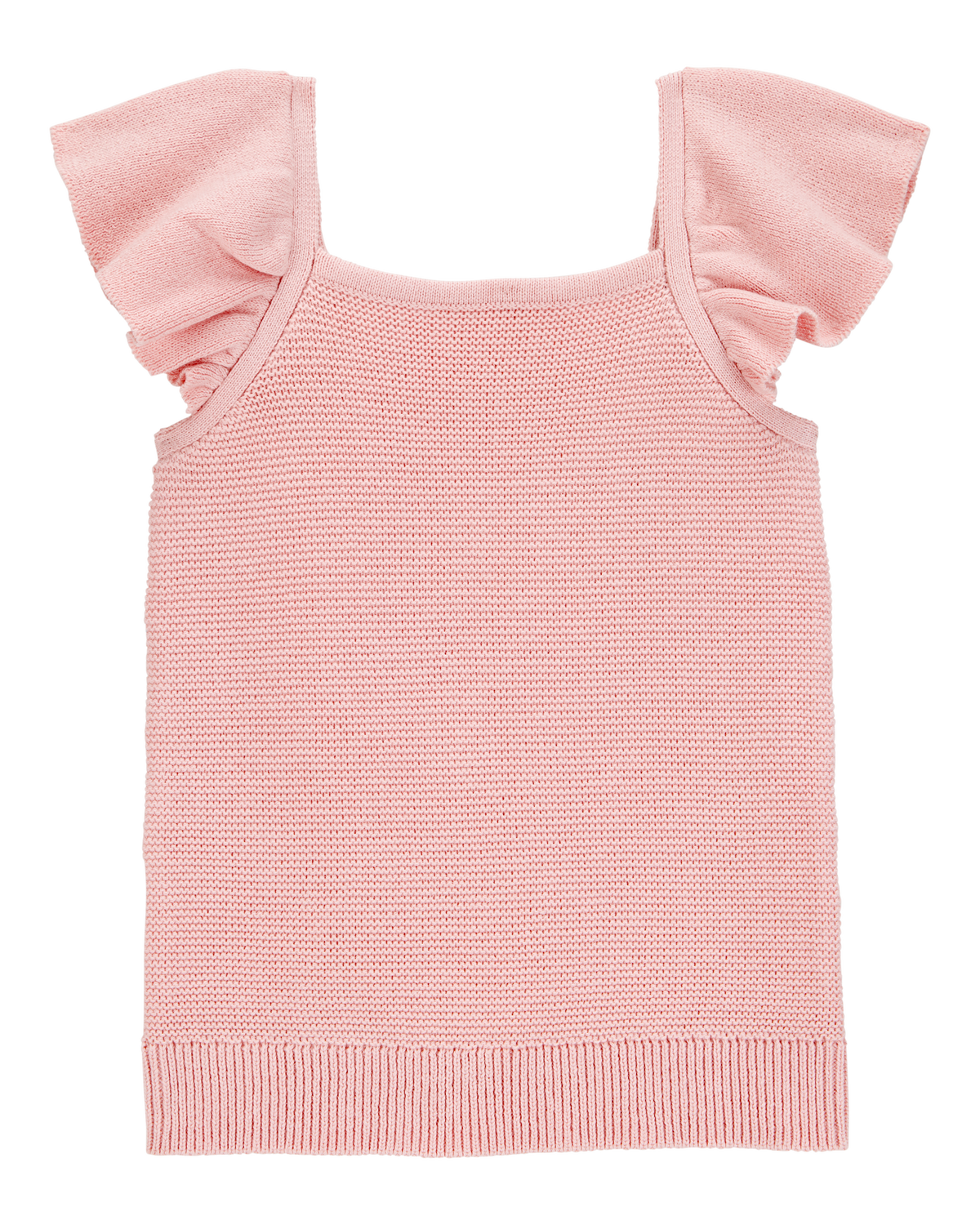 Toddler Girl Flutter-Sleeve Rib Tank - Pink - Carter's | Carter's
