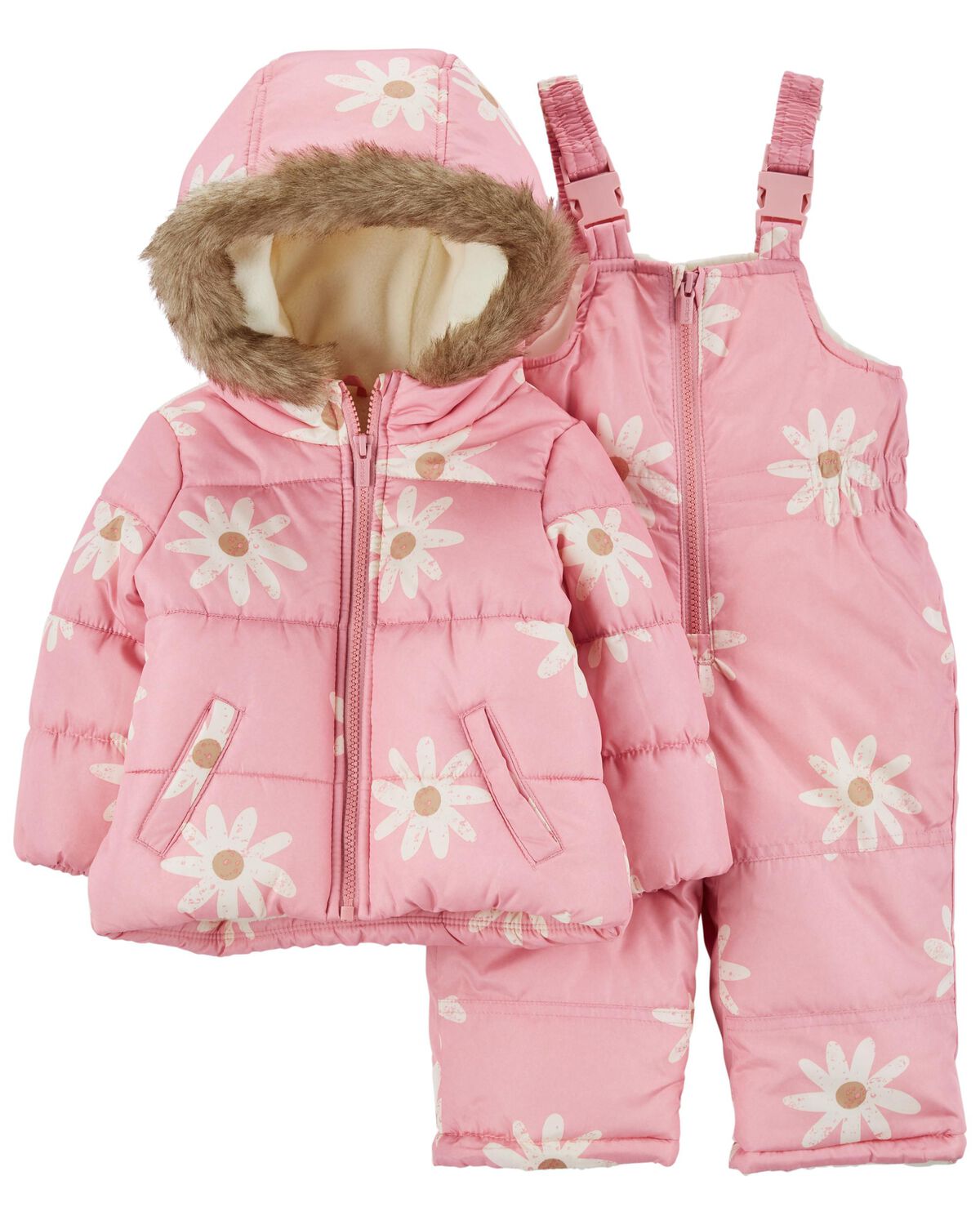 Baby 2-Piece Daisy Snowsuit - Carter's | Carter's