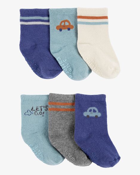 Baby 6-Pack Car Booties - Carter's | Carter's