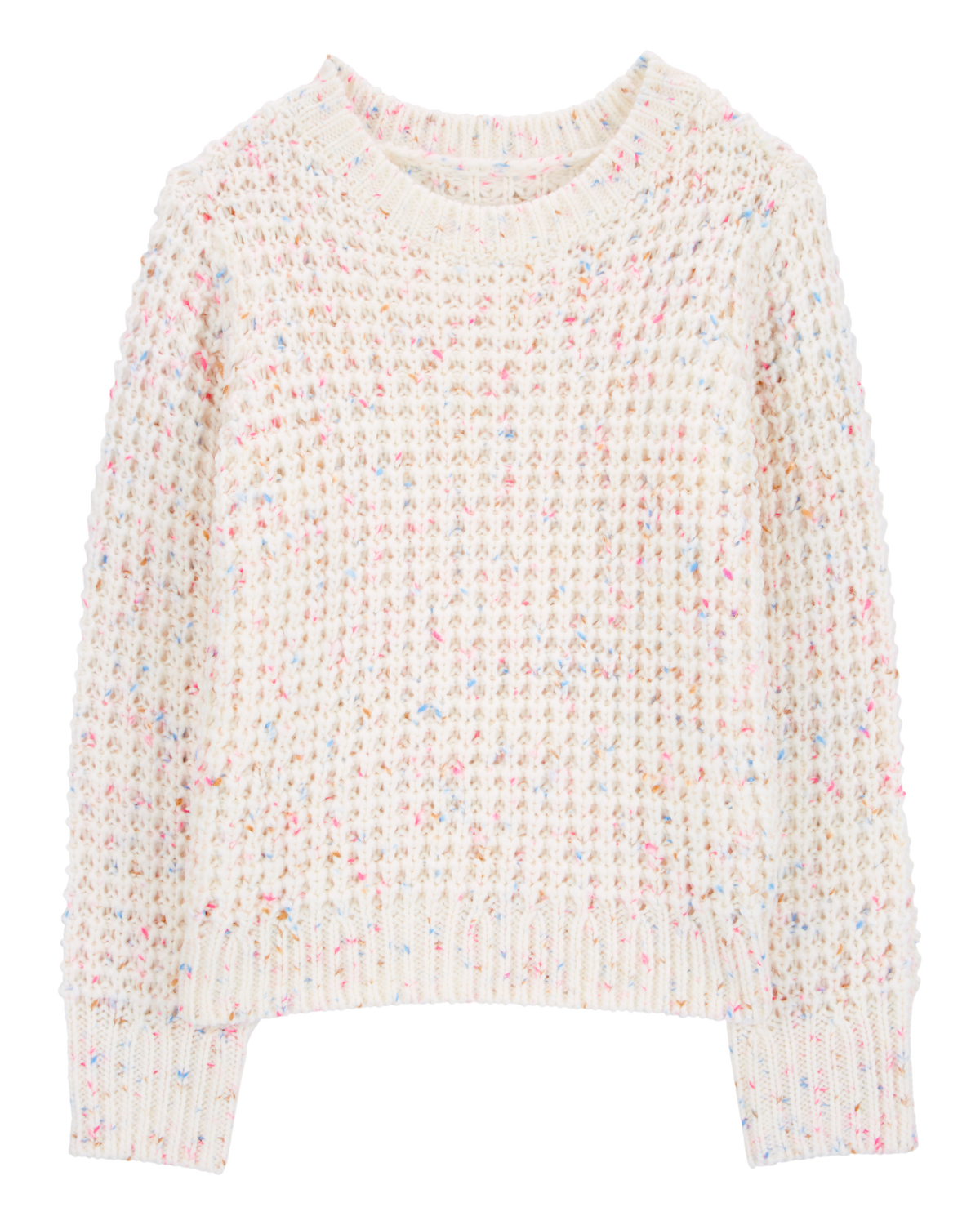 Kid Confetti Waffle-Knit Sweater - OshKosh | Carter's