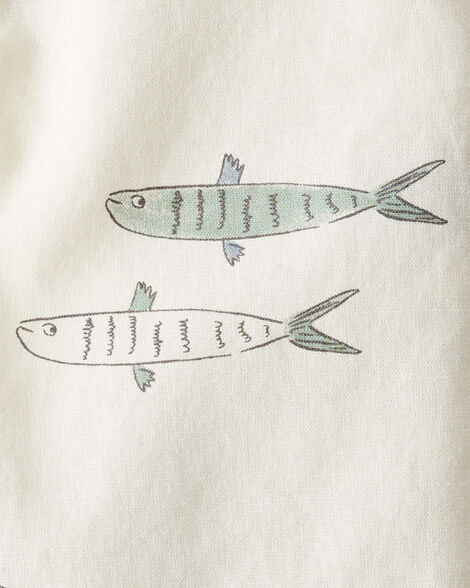 Toddler 2-Piece Fish-Print Set Made with Organic Cotton - Little Planet ...