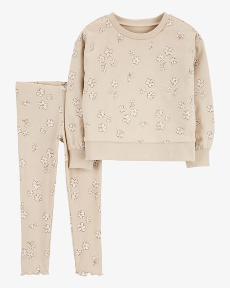 Baby 2-Piece Floral Pullover & Stretch Legging Set - Carter's | Carter's
