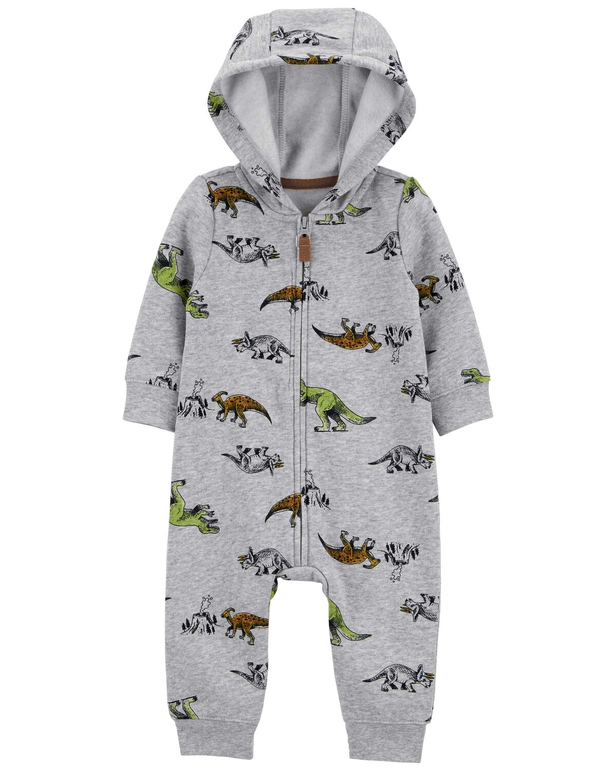 Baby Dino Print Fleece Jumpsuit - Carter's | Carter's