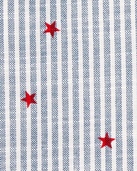 Toddler Striped Star Print Button-Front Shirt - OshKosh | Carter's