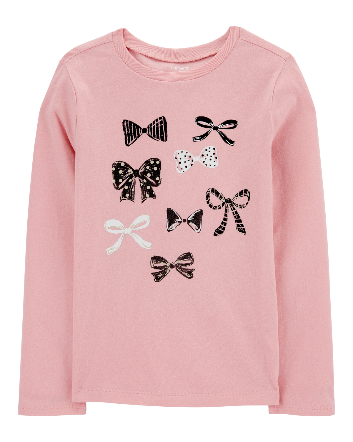 Kid Bow Long-Sleeve Graphic Tee - Carter's | Carter's Kid Bow Long-Sleeve Graphic Tee - Carter's | Carter's