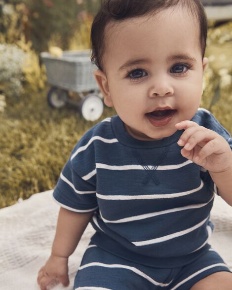 Baby 2-Piece Organic Cotton French Terry Set - Little Planet | Carter's