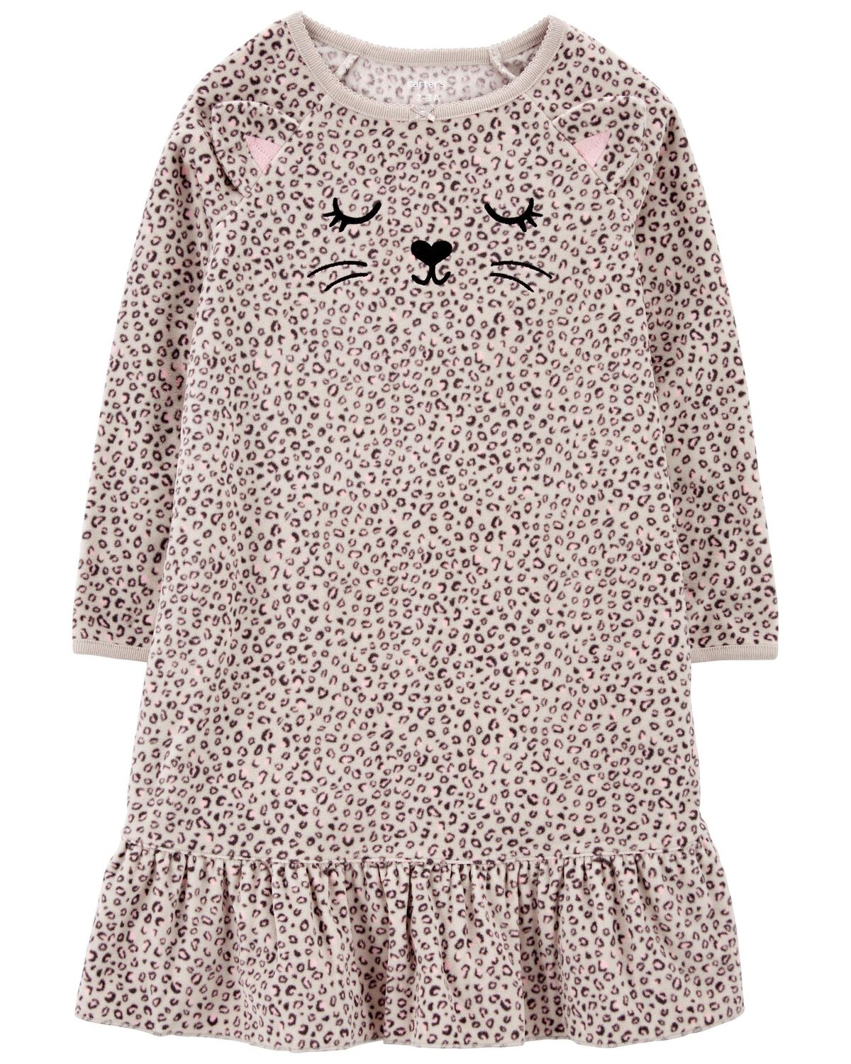 Kid Leopard Fleece Nightgown - Carter's | Carter's